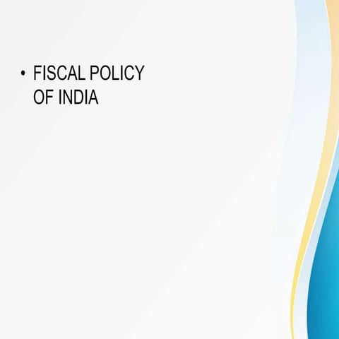 FISCAL POLICY | PPTX