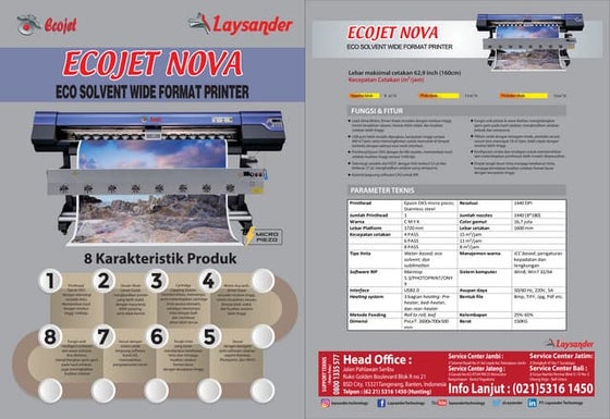 Mesin Digital Printing Ecojet Maxima UV | PPT