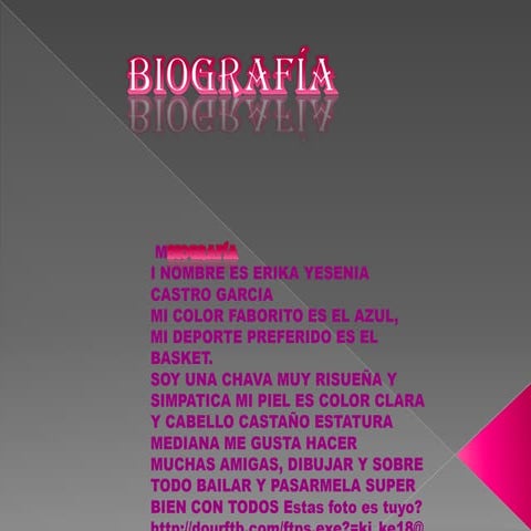 MI BIOGRAFIA | PPT