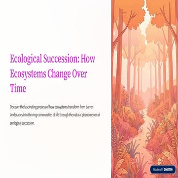 Ecological succession | PPT