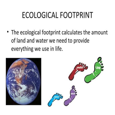 Ecological footprint | PPT