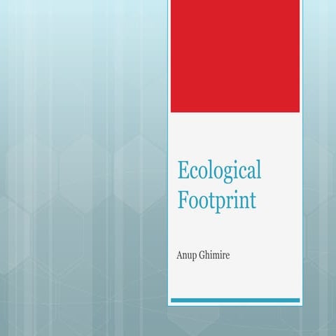 Ecological footprint | PPT