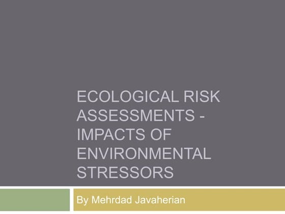 Environmental Risk Assessment .ppt