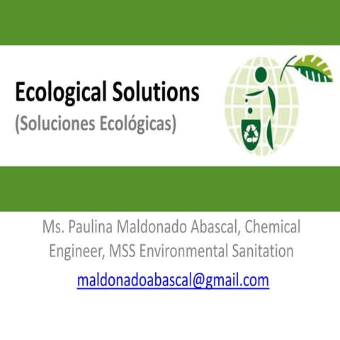 Ecological solutions (1) | PPTX