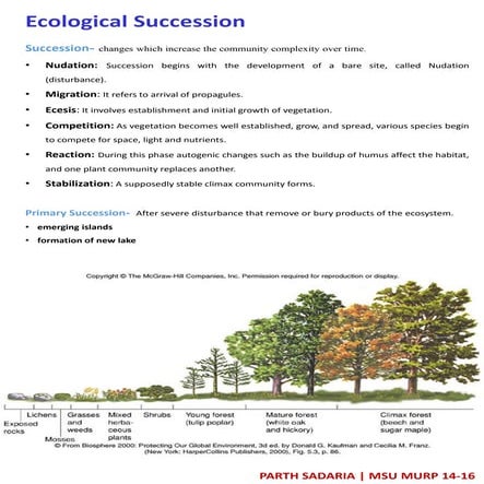 Ecological succession | PDF