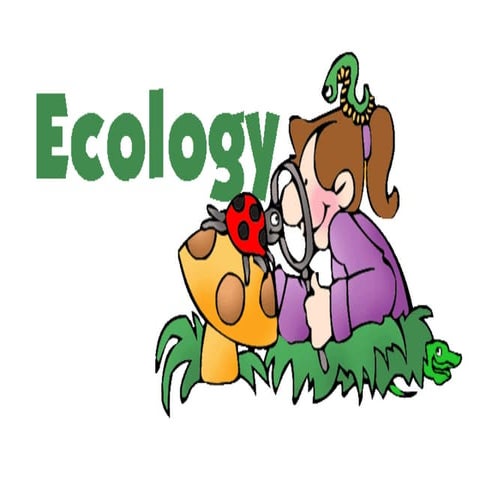 Lesson 1. concept of ecology | PDF