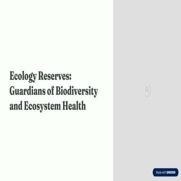 Ecology-Reserves-Guardians-of-Biodiversity-and-Ecosystem | PDF