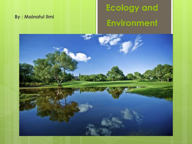 Ecology ppt | PPT