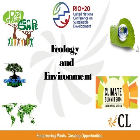 Ecology and environment in India | PPT