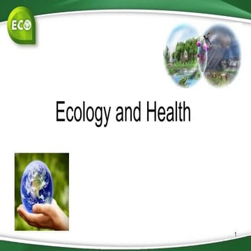 Environment and Human Health PPT | PPTX