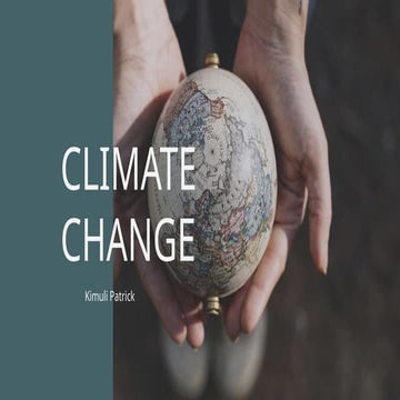 ECOLOGY Climate Change pptx for MYP5 Bio | PPTX