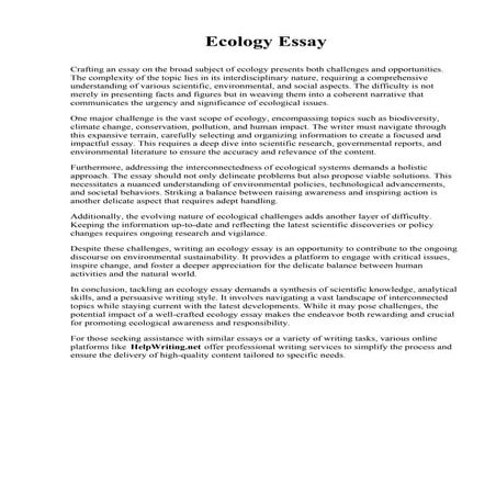 Ecology Essay.pdf