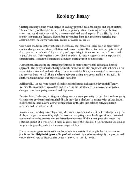 Essay On Conservation Of Environment.pdf