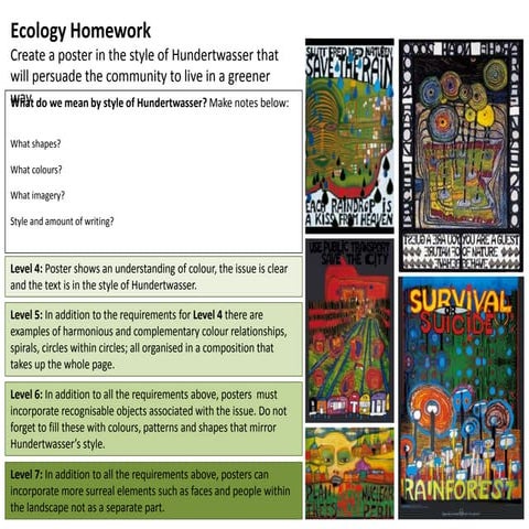 Ecology homework | PPT
