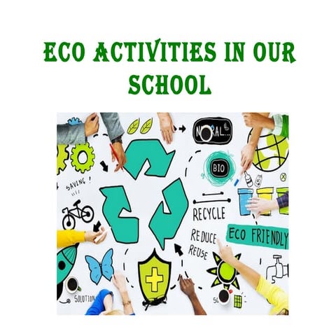 Ecology in our school | PPT