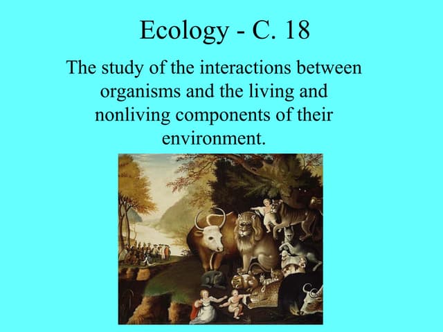 Principles of Ecosystem - Earth and life science | PPTX