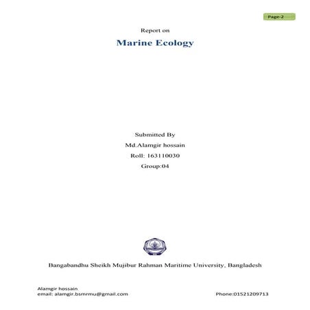 Ecology lab report | DOC