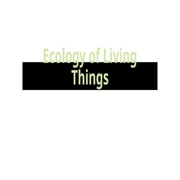 Comprehensive Overview of Ecology: Interactions, Biomes, and Population ...