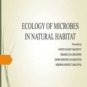 ECOLOGY OF MICROBES IN NATURAL HABITAT.pptx