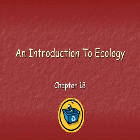 ecology ppt ch 18.ppt Uzbekistan evolyutsiya | PPT