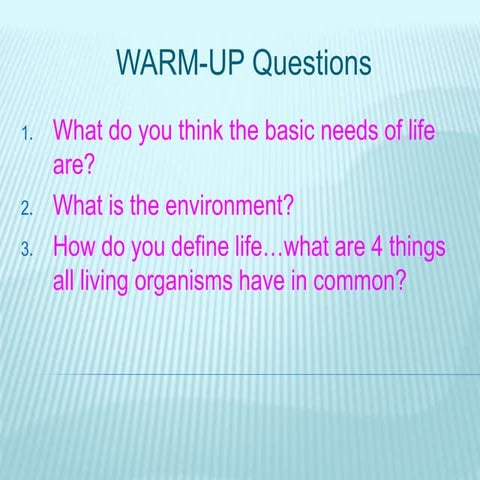 Lesson 1. concept of ecology | PDF