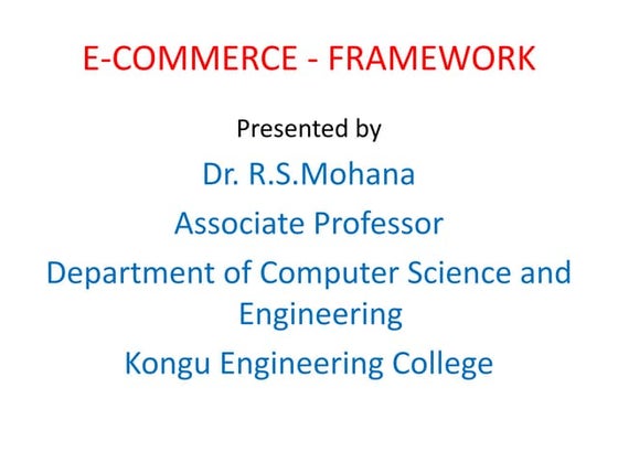 E-Commerce Framework.ppt