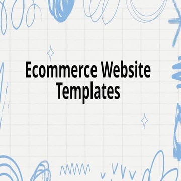 Drive Sales with Ecommerce Website Templates | PPTX