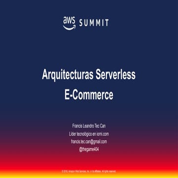E Commerce Serverless Pptx