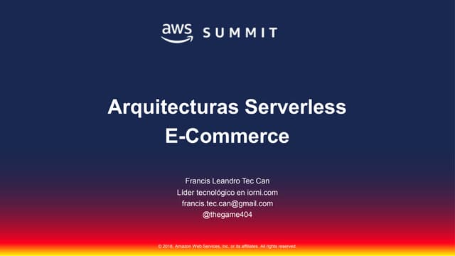E Commerce Serverless Pptx