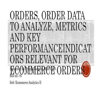 Ecommerce Analytics II.pptx