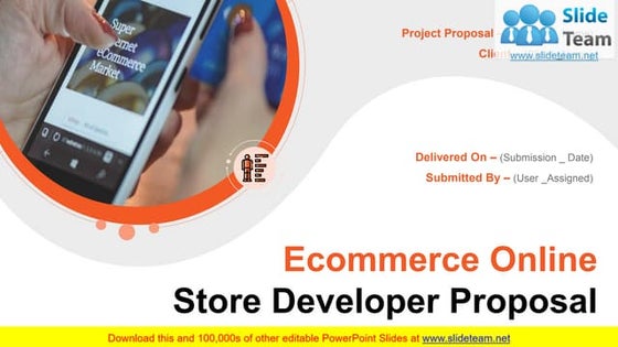E Commerce Website Design Proposal PowerPoint Presentation Slides | PPT