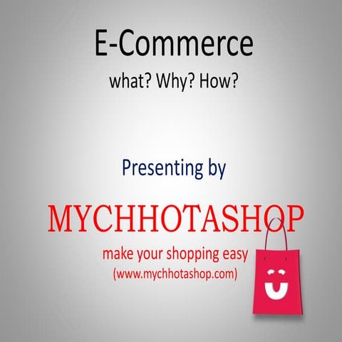 Ecommerce presentation | PPTX | Internet | Computing
