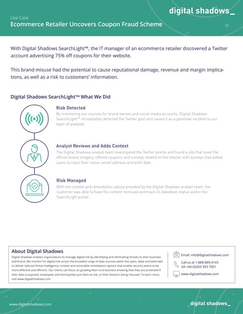 Managed Takedown Service - Digital Shadows | PDF | Web Development ...