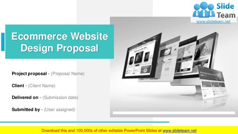 Ecommerce Website Design Proposal PowerPoint Presentation Slides