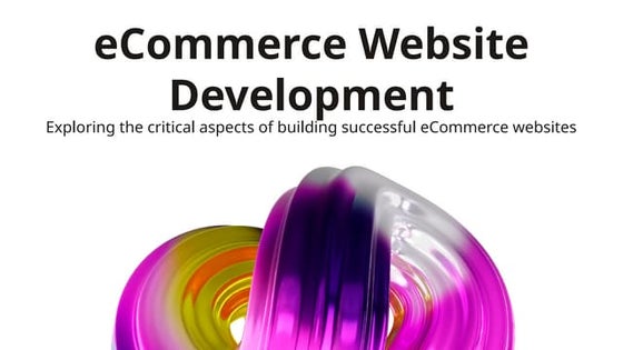 Ecommerce Web Development | PDF