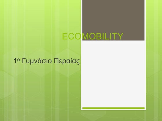 Mobility (2) | PPT