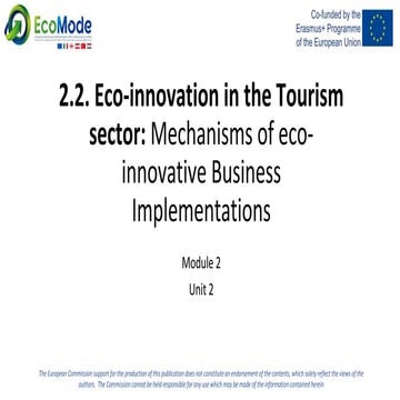 Ecomode module 2 unit 2 | PPT