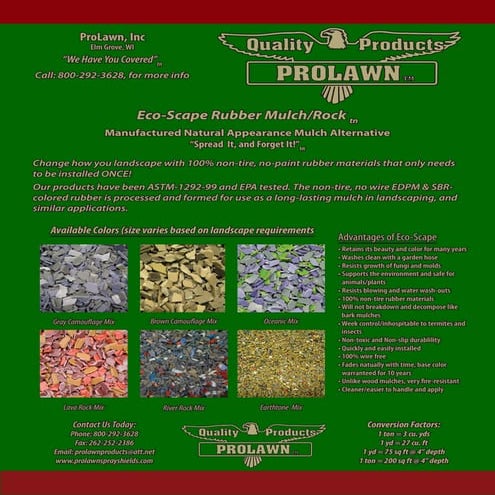 Eco Mulch Brochure | PDF