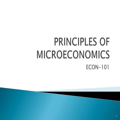 Econ 101 (lecture1) | PPTX