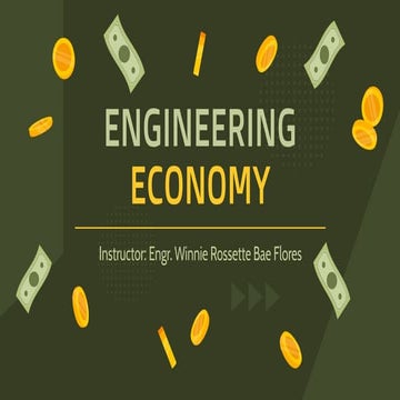 engineering economy power point presentation | PDF