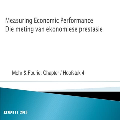Theory (Measuring Economic Perfromance) | PPT