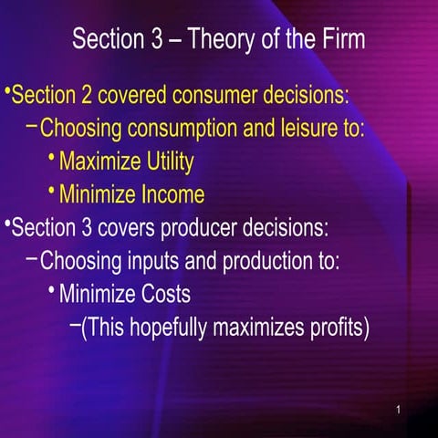 The analysis of Total product, Marginal product and Average Product | PPTX