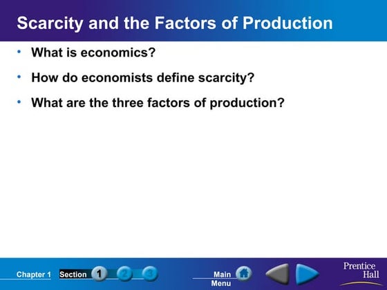 Economics: Chapter 1 | PPT