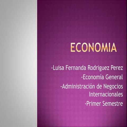 Economia | PPTX