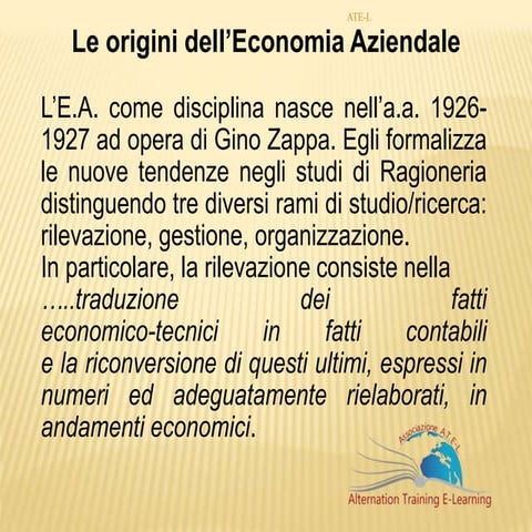 Economia aziendale 1 | PPTX