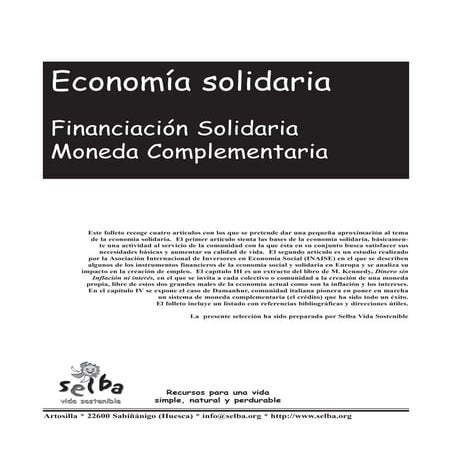 Economia solidaria | PDF