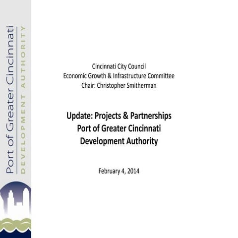 Update: Projects & Partnerships, to the Economic Growth ...