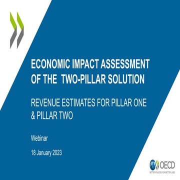 Presentation: Economic impact assessment of the Two-Pillar Solution ...