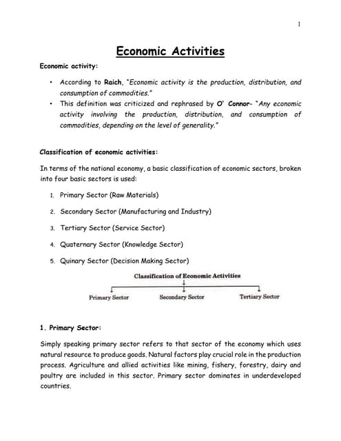 Economic sectors | PPT | Economy | Business and Finance
