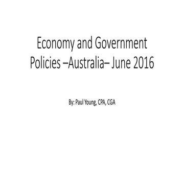 Country risk analysis of australia | PPTX